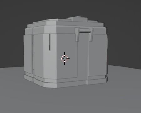 3D model Sci Fi Stylized Spaceship Box VR / AR / low-poly | CGTrader