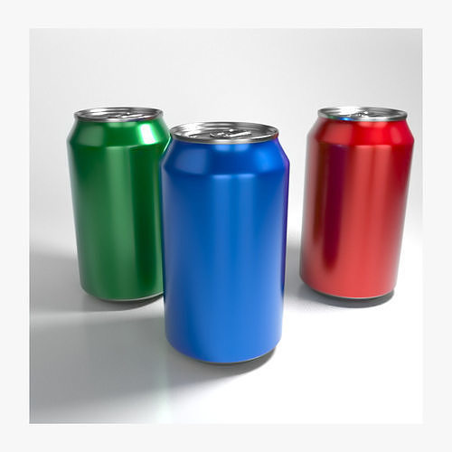 Photoreal Soda Can 3D model | CGTrader
