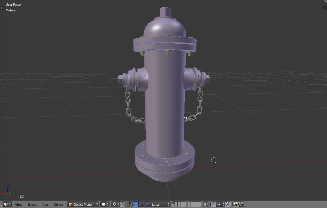3D model Fire Hydrant 26 - Classic Fire Hydrant VR / AR / low-poly ...