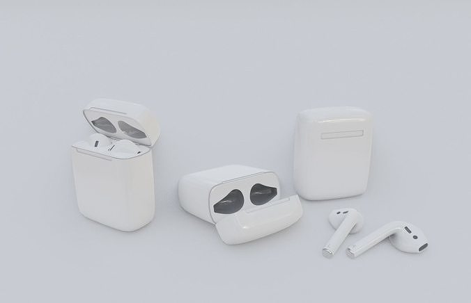 3D model Airpod VR / AR / low-poly | CGTrader