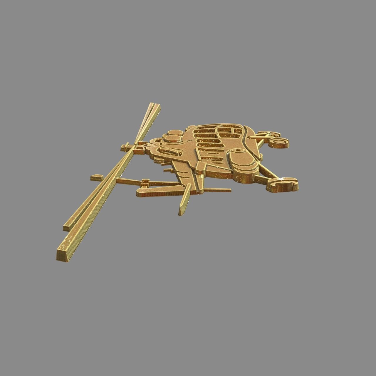 MI 8 helicopter side view 3D model 3D printable | CGTrader