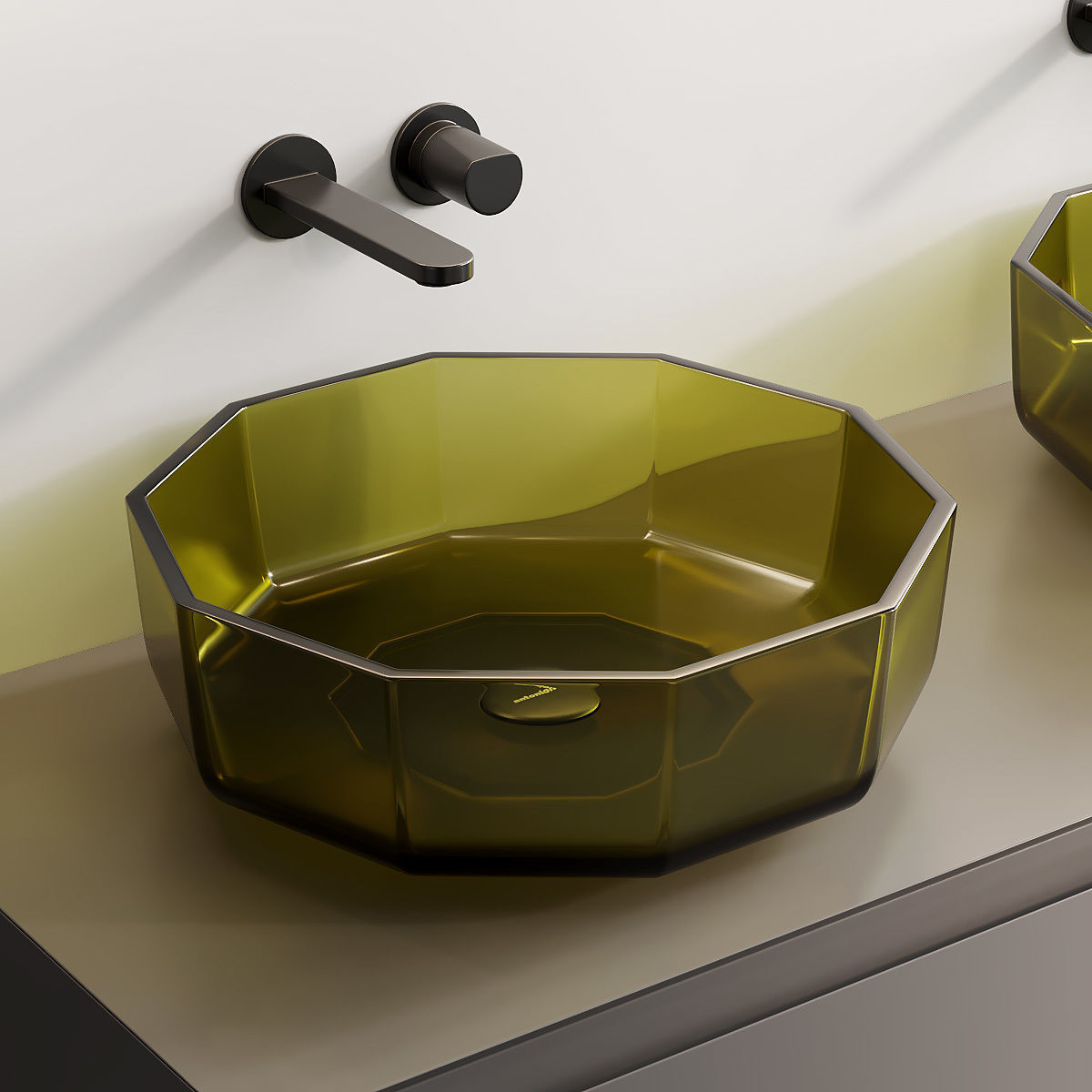 Antonio Lupi Panta Rei Opale Vanity Unit Set 3 3D model | CGTrader