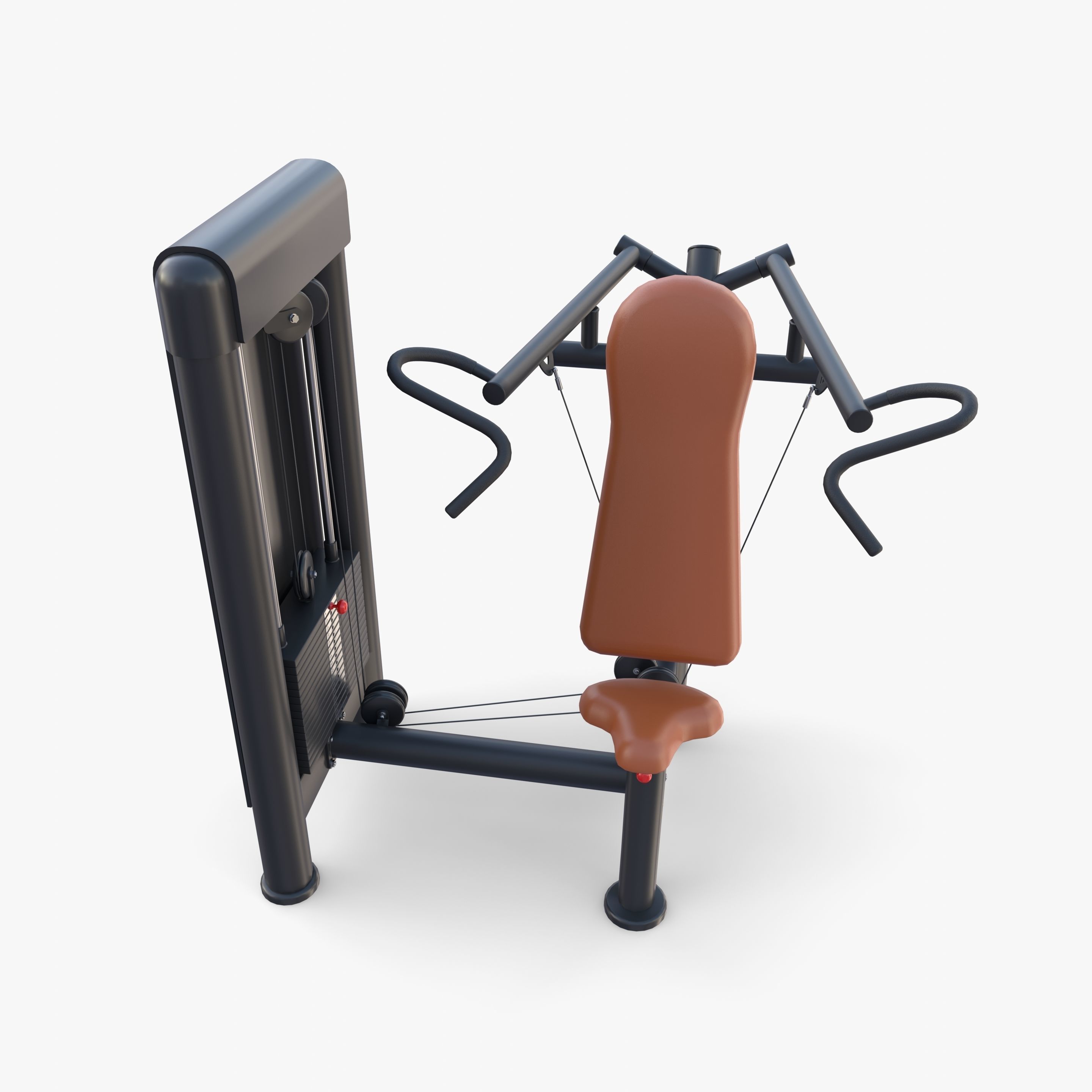 Deltoid press machine 3D model | CGTrader