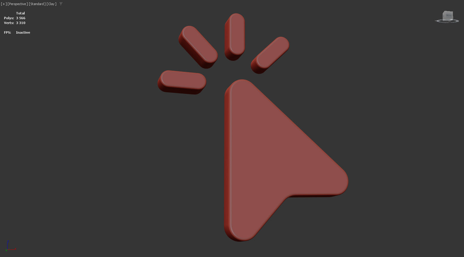 3D model Cursor icon VR / AR / low-poly | CGTrader