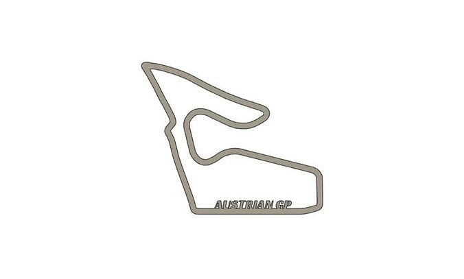 2023 Austrian MotoGP Racing Track 3D model 3D printable | CGTrader