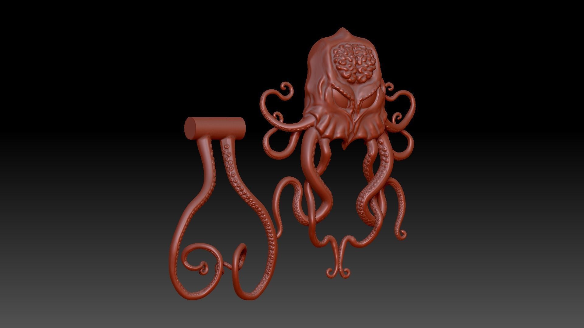Cthulhu door knocker 3D model | CGTrader
