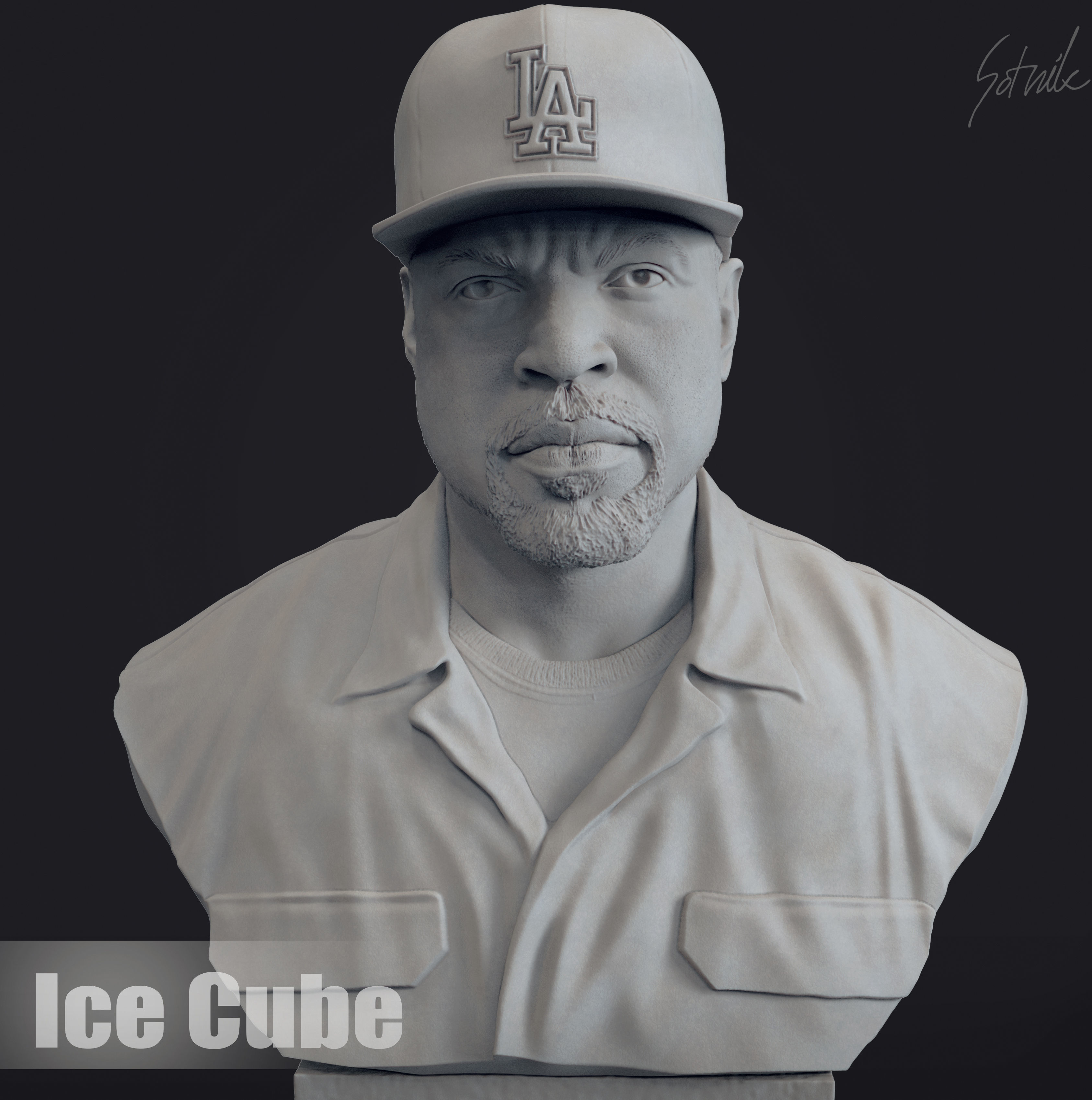 Ice Cube 3D model 3D printable | CGTrader