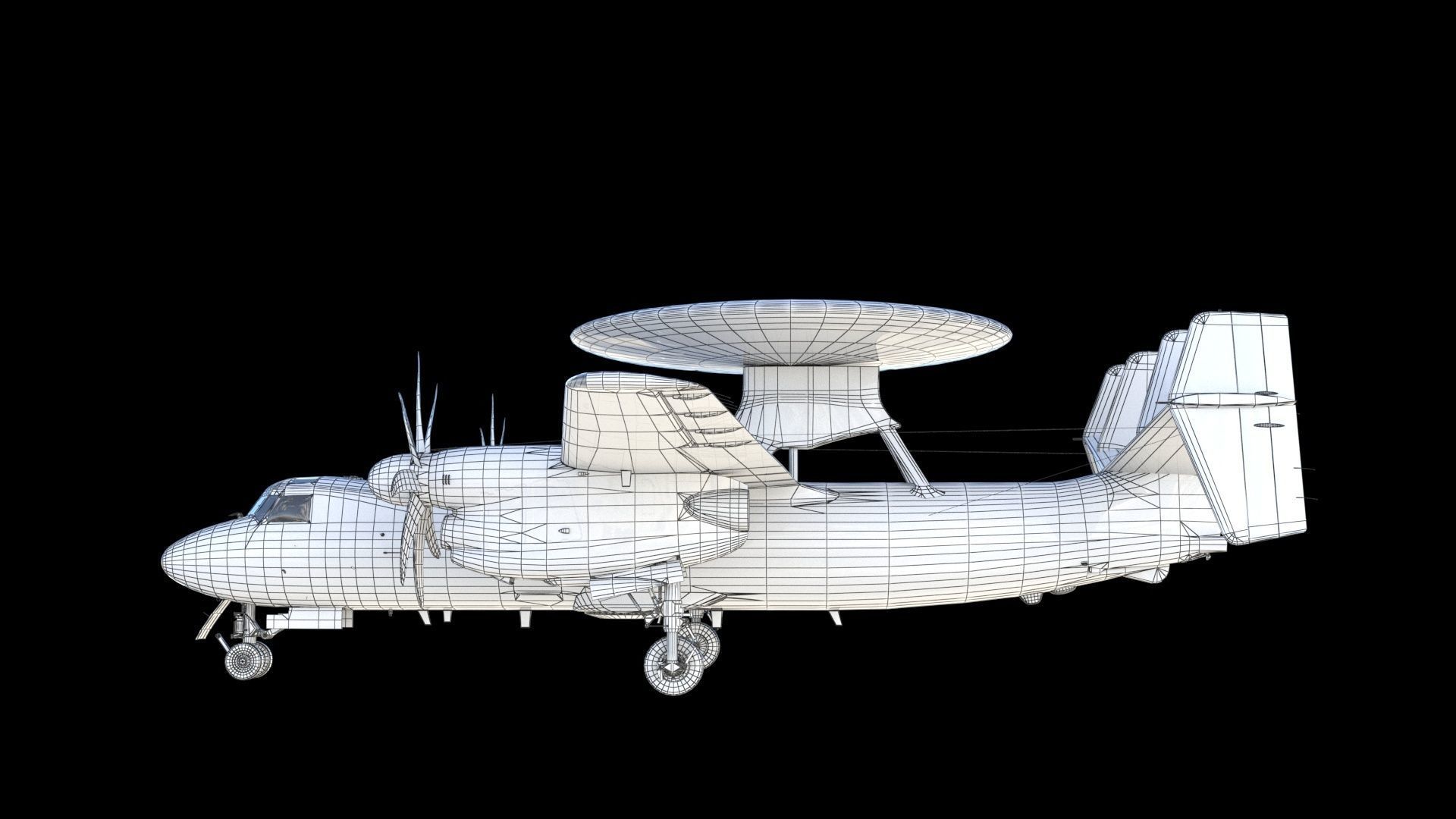 E-2 Hawkeye 3D model | CGTrader