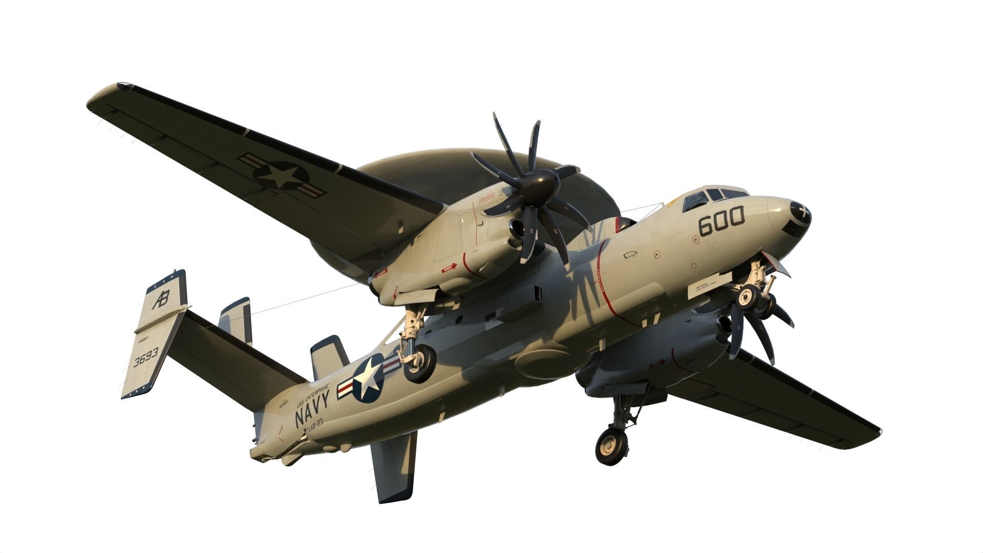 E-2 Hawkeye 3D model | CGTrader