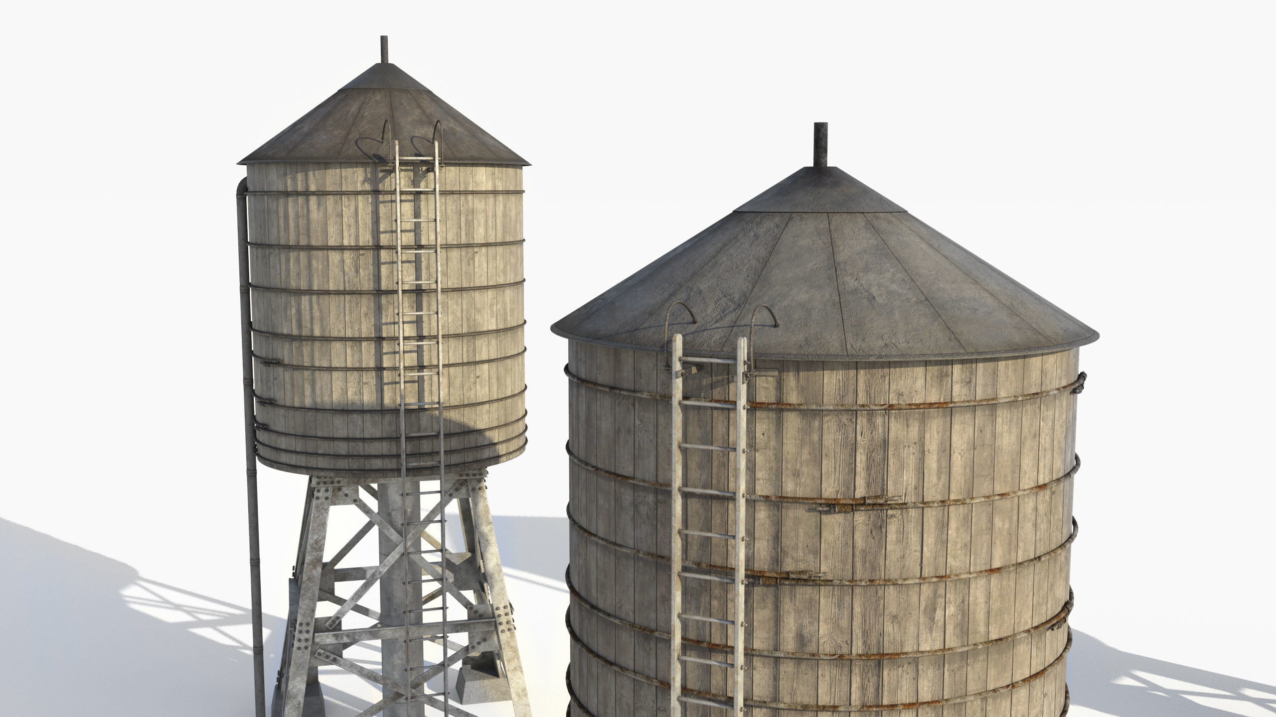 Water Tanks 3D model | CGTrader