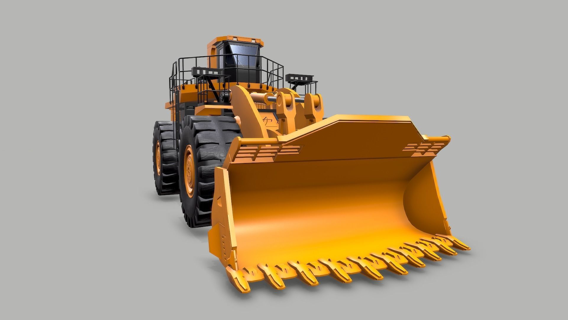 3D model Industrial Vehicle Loader VR / AR / low-poly | CGTrader