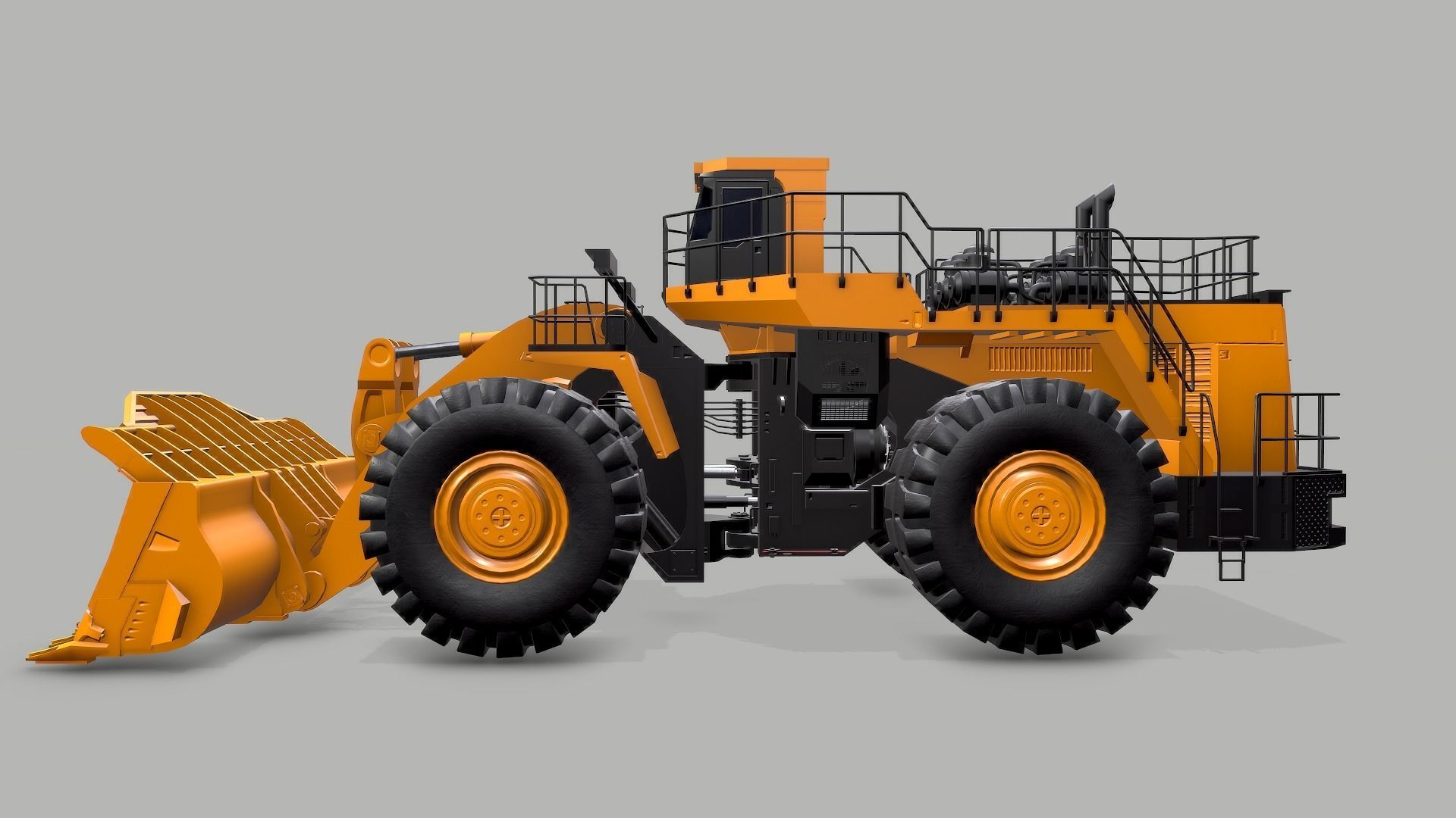 3D model Industrial Vehicle Loader VR / AR / low-poly | CGTrader