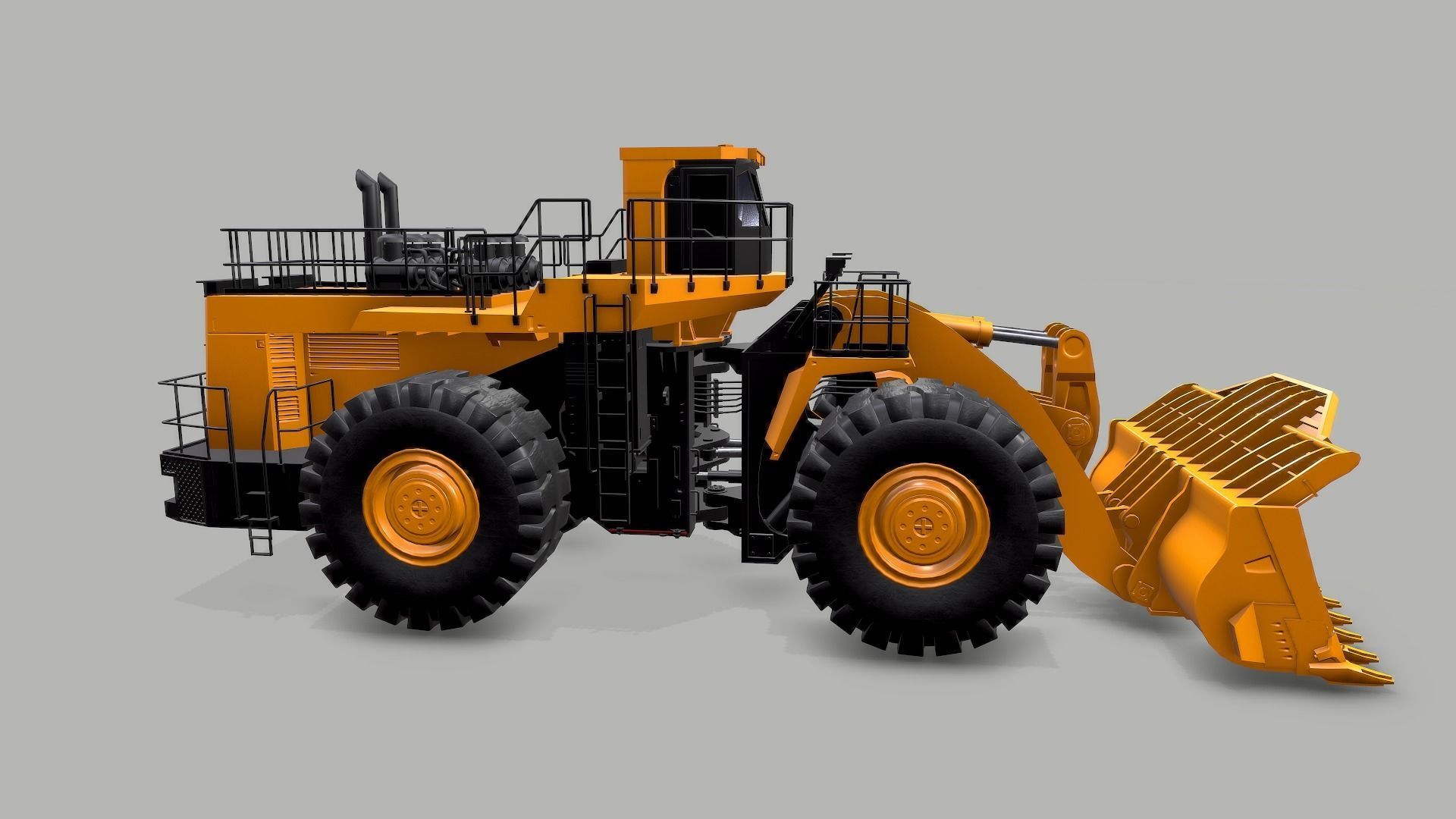 3D model Industrial Vehicle Loader VR / AR / low-poly | CGTrader