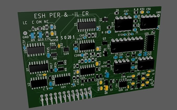 3D model PBC chip VR / AR / low-poly | CGTrader