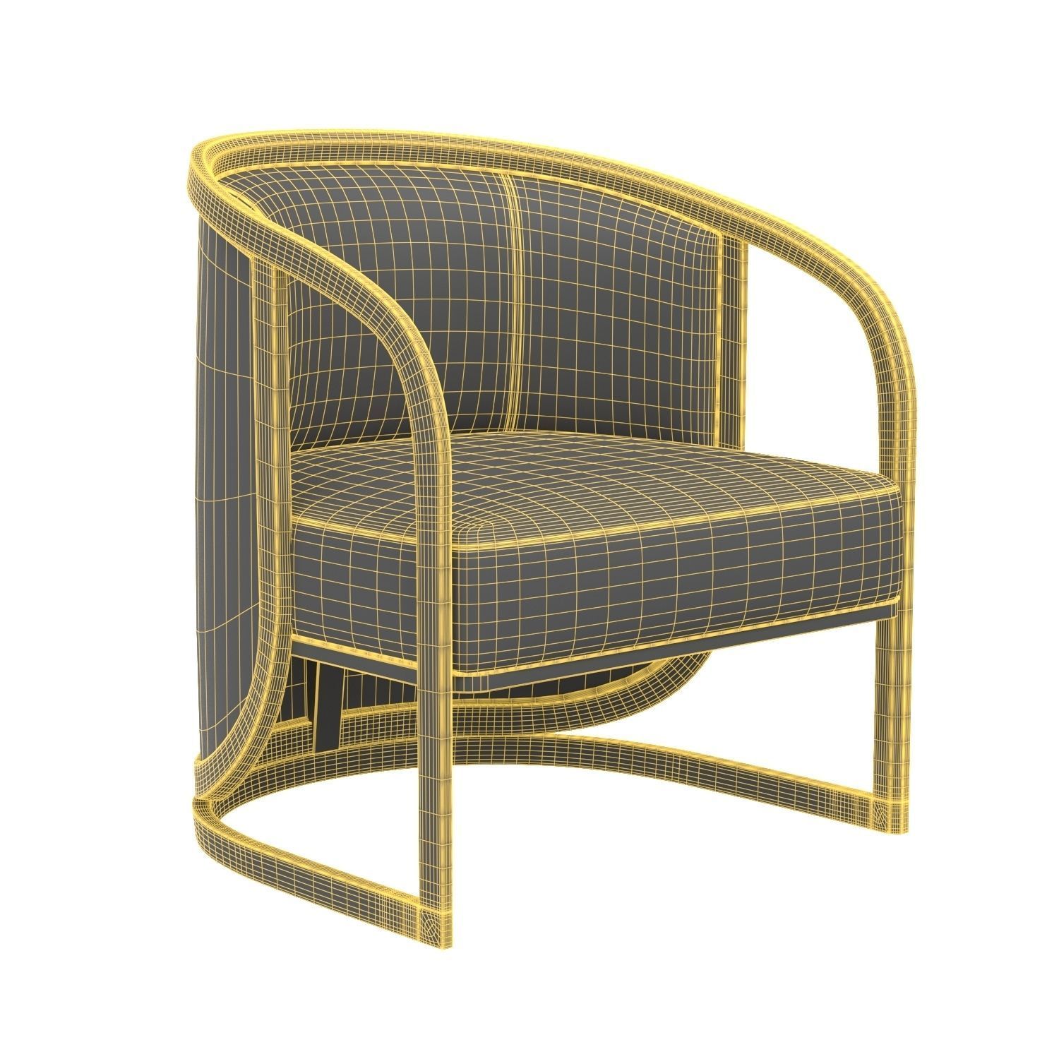 Fortuna Lounge Chair 3D model | CGTrader