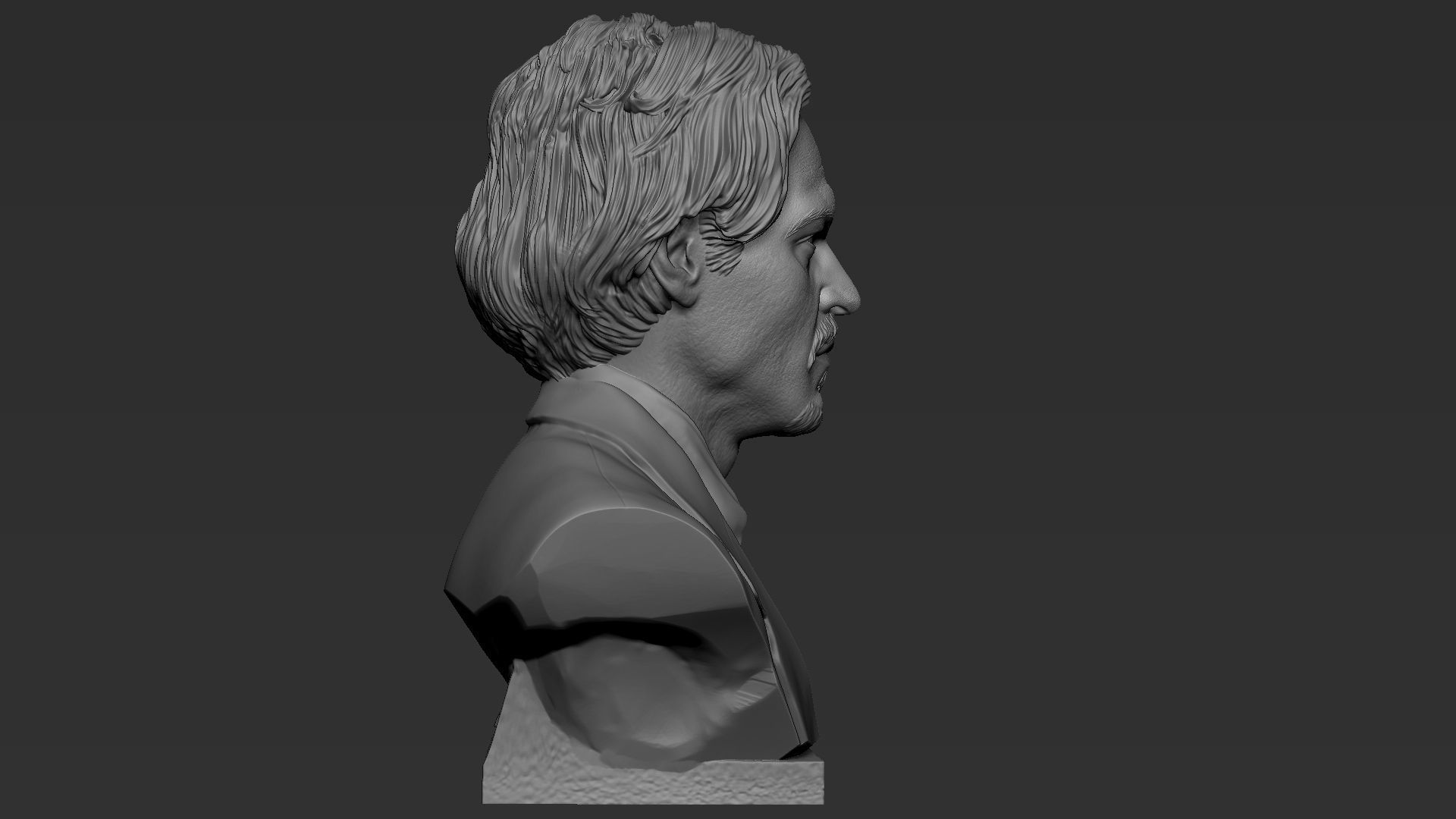 Johnny Depp 3D model 3D printable | CGTrader