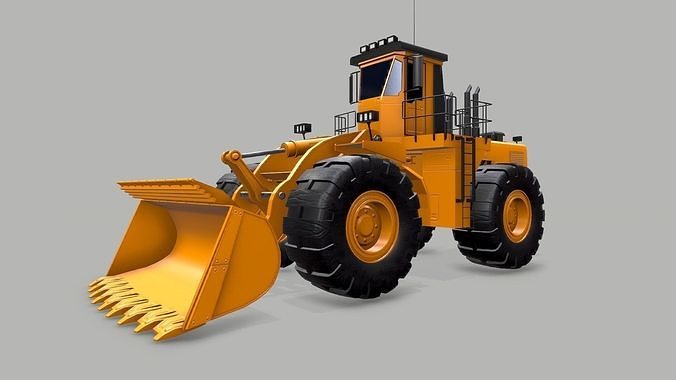 3D model Industrial Vehicle Loader2 VR / AR / low-poly | CGTrader