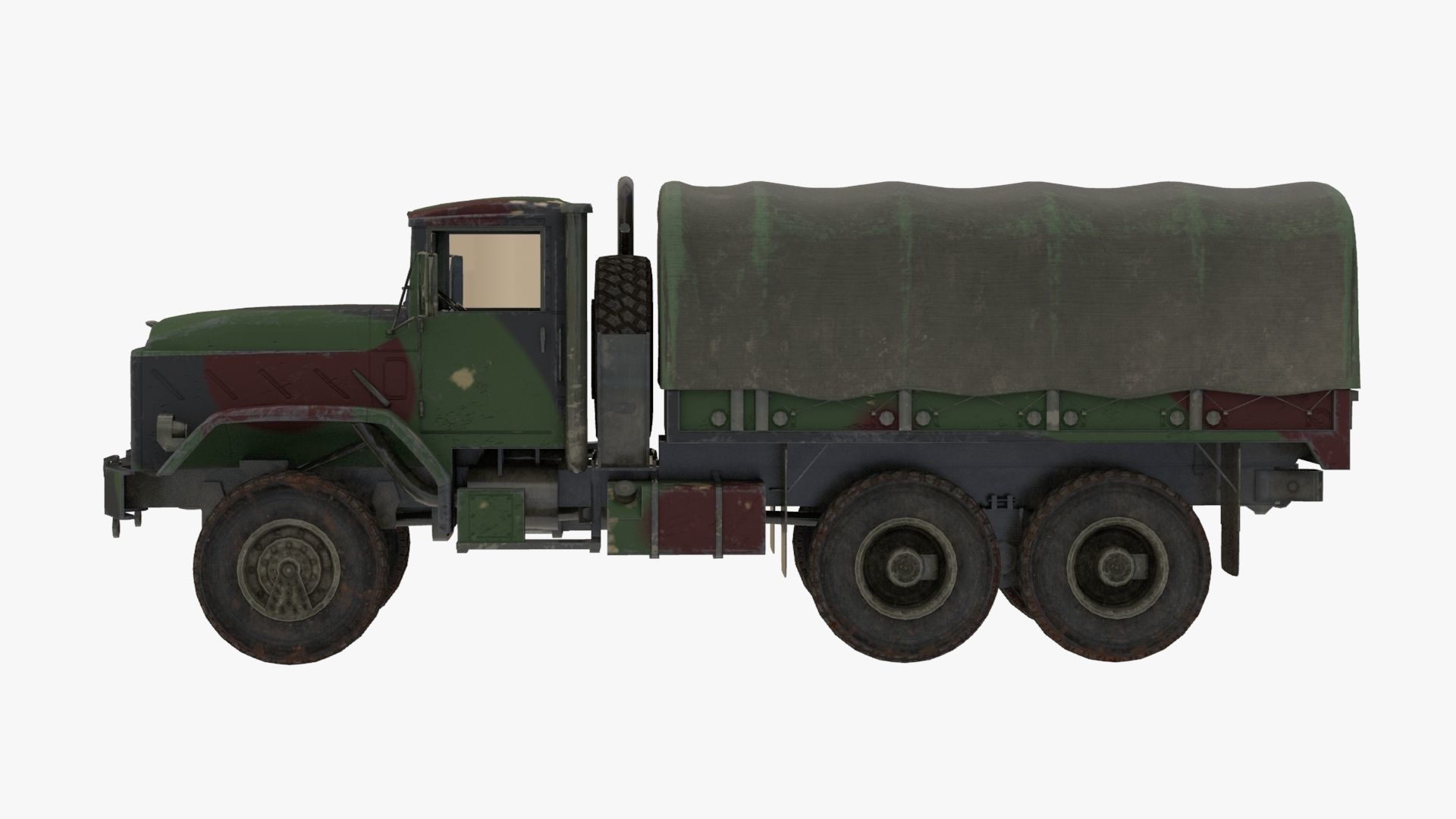 3D model 4K Textures Truck M923 VR / AR / low-poly | CGTrader