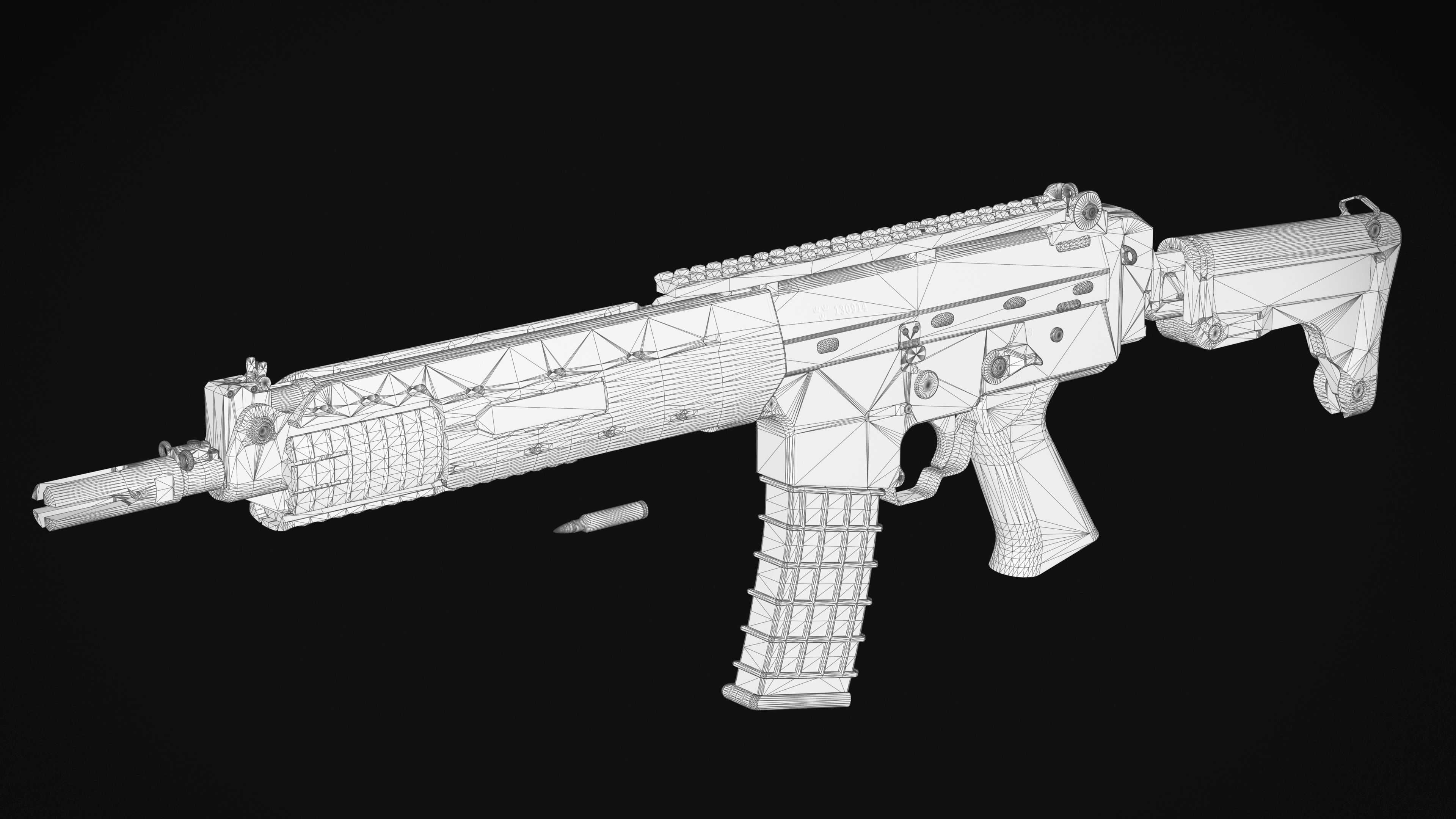 3D model AK5C rifle VR / AR / low-poly | CGTrader