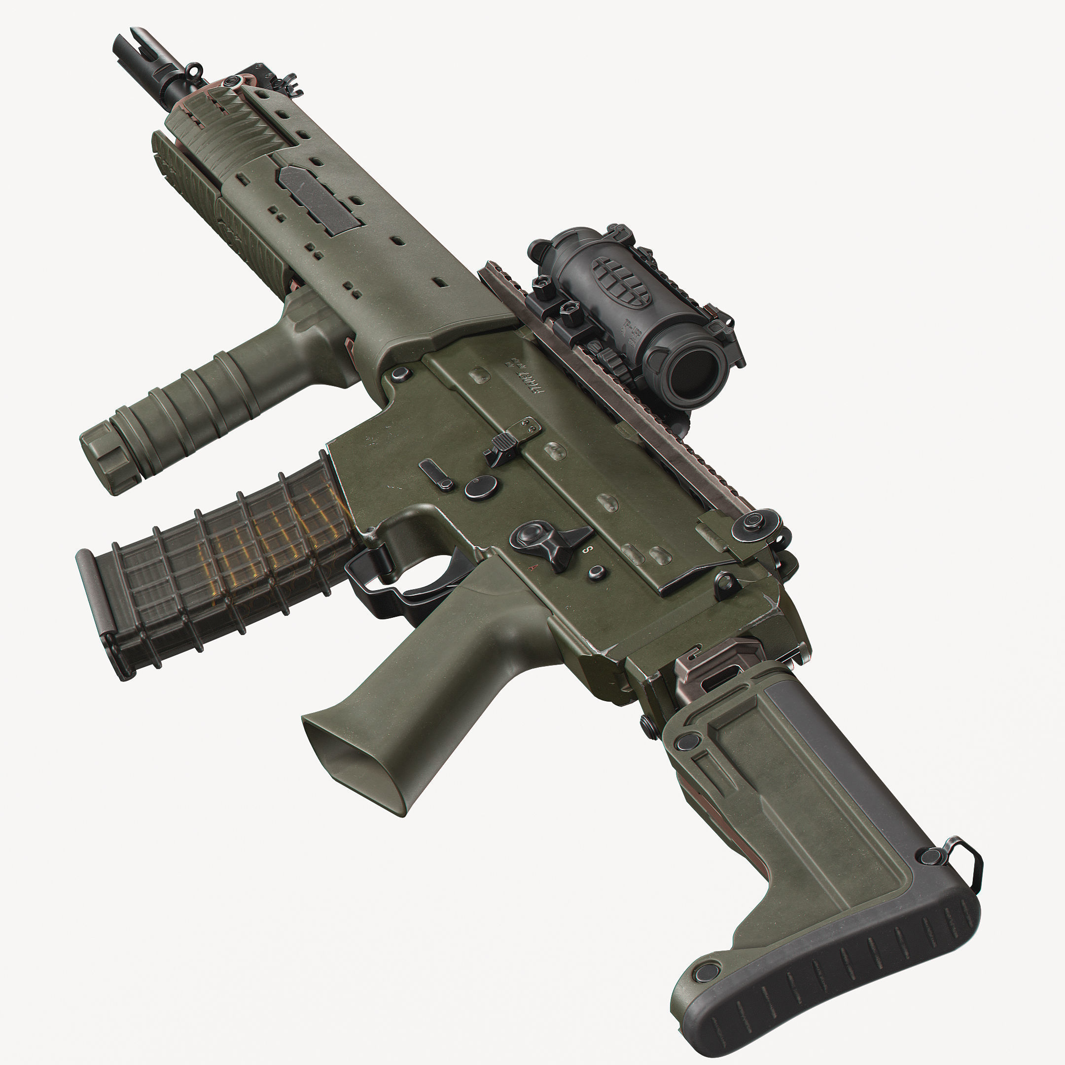 3D model AK5C rifle VR / AR / low-poly | CGTrader