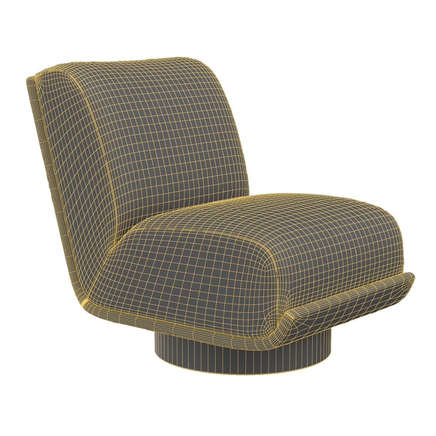 Bronwyn Swivel Chair 3D model | CGTrader