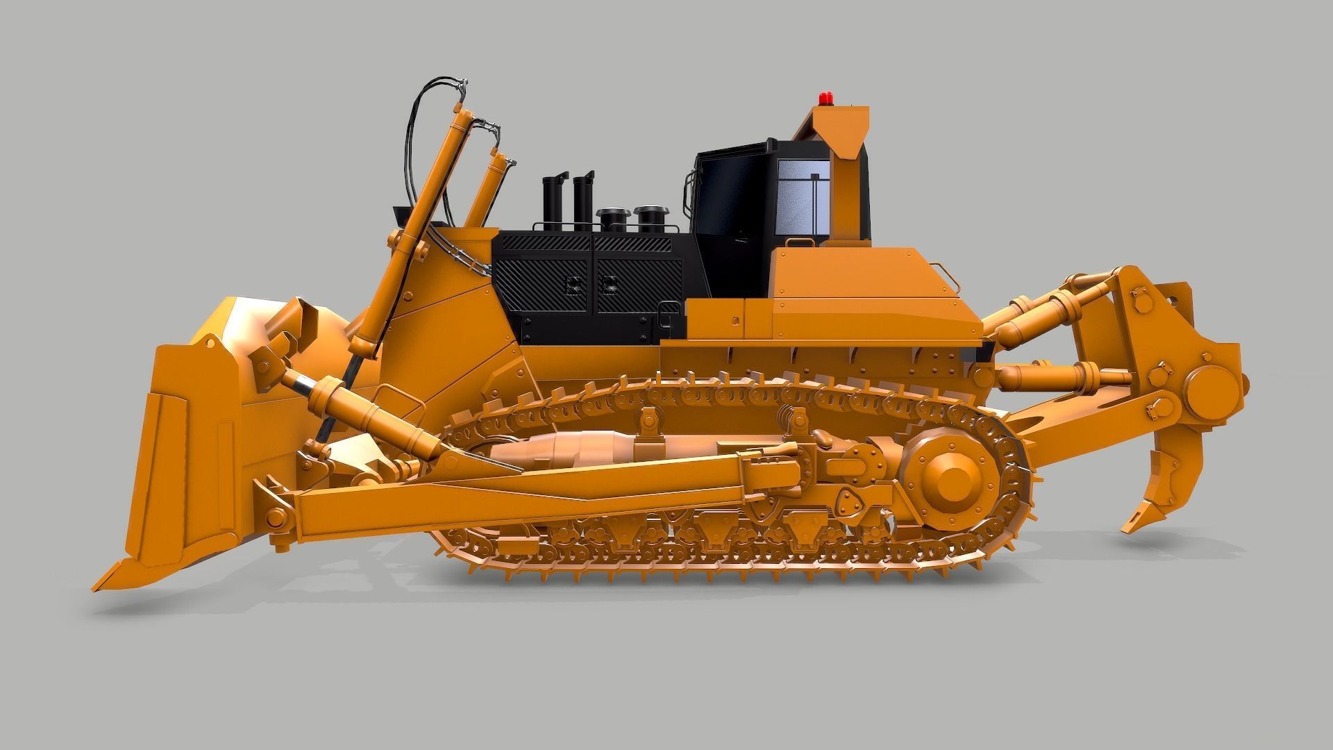 3D model Industrial Vehicle Dozer VR / AR / low-poly | CGTrader