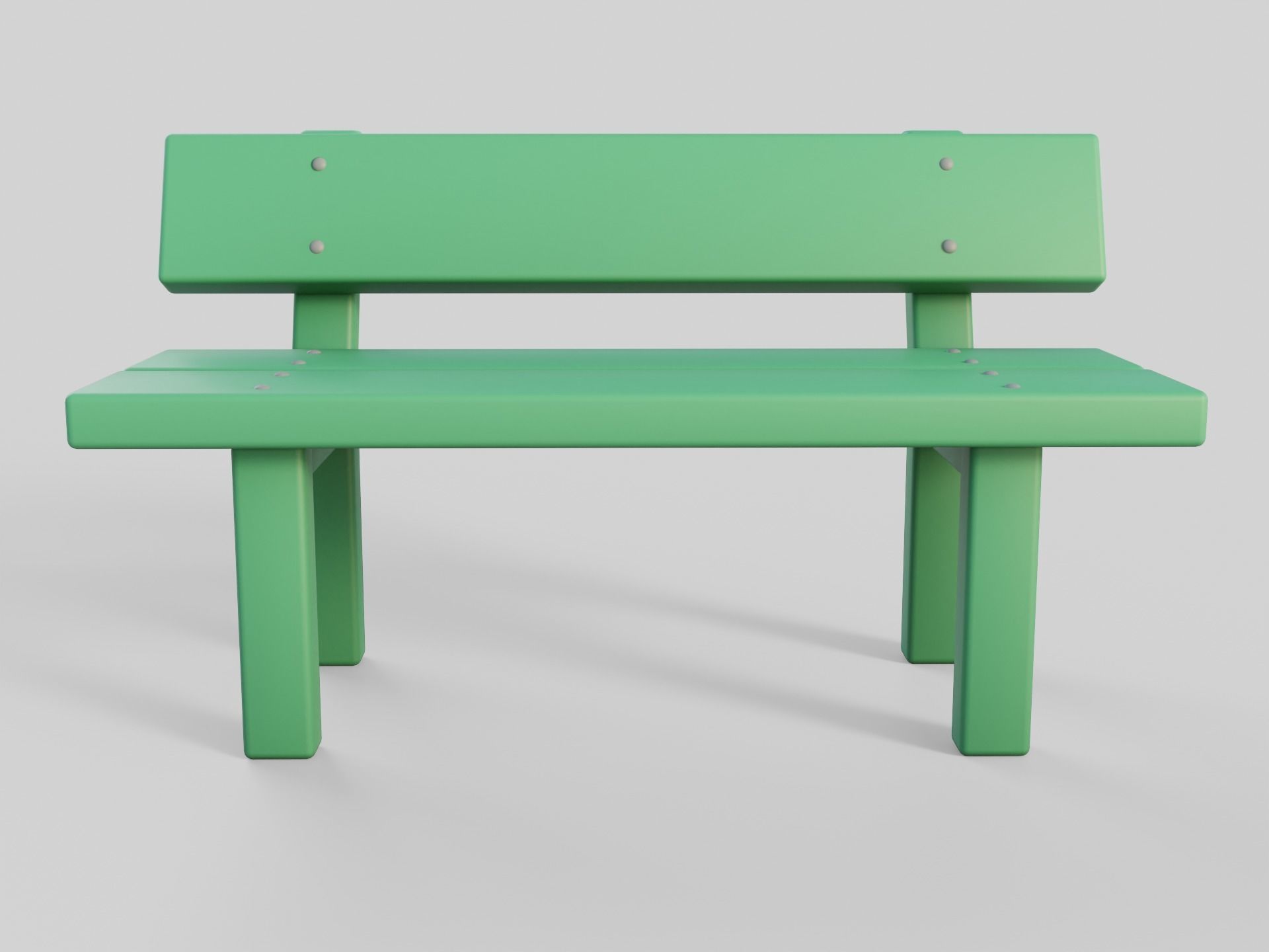 3D model Cartoon Bench 4 VR / AR / low-poly | CGTrader