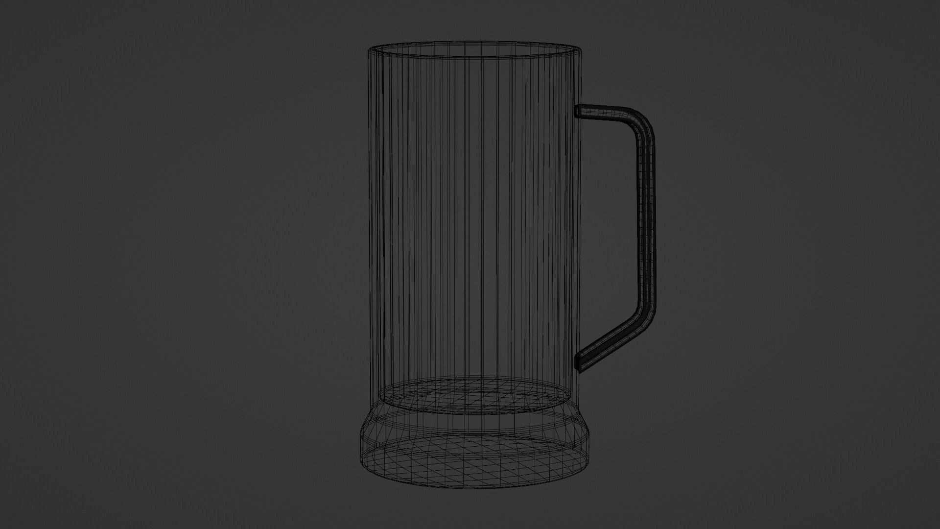 3D model Stainless Steel Beer Mug VR / AR / low-poly | CGTrader
