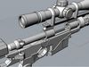 M2010 Enhanced Sniper Rifle rough model 3D model | CGTrader