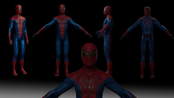 3D model The Amazing Spider-Man 1 Model-Rigged VR / AR / low-poly ...