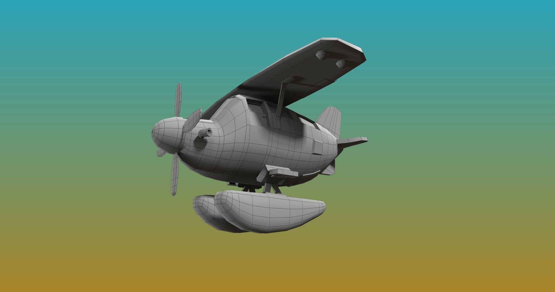 3D model Cartoon Style Plane Game 3D asset VR / AR / low-poly | CGTrader