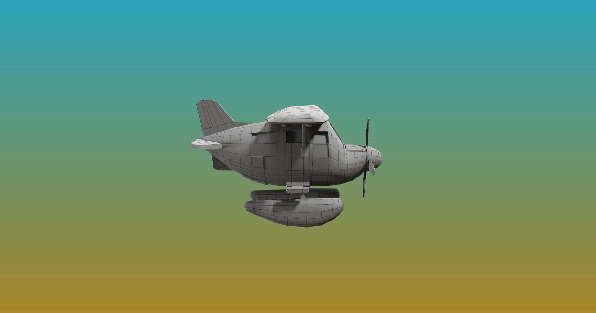 3D model Cartoon Style Plane Game 3D asset VR / AR / low-poly | CGTrader