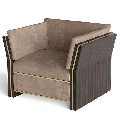 3D model armchair Udaipur Frato VR / AR / low-poly | CGTrader