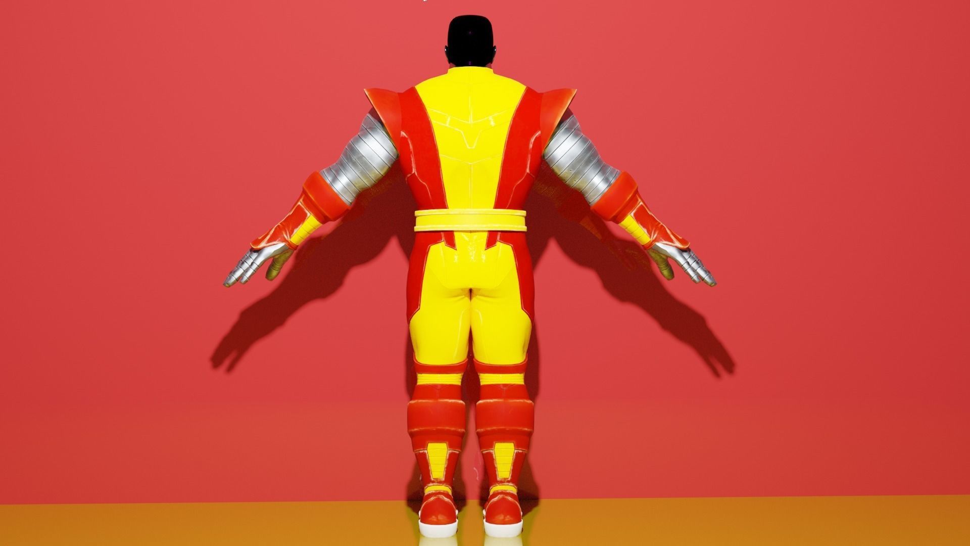 Colossus superhero suit 3D model rigged | CGTrader