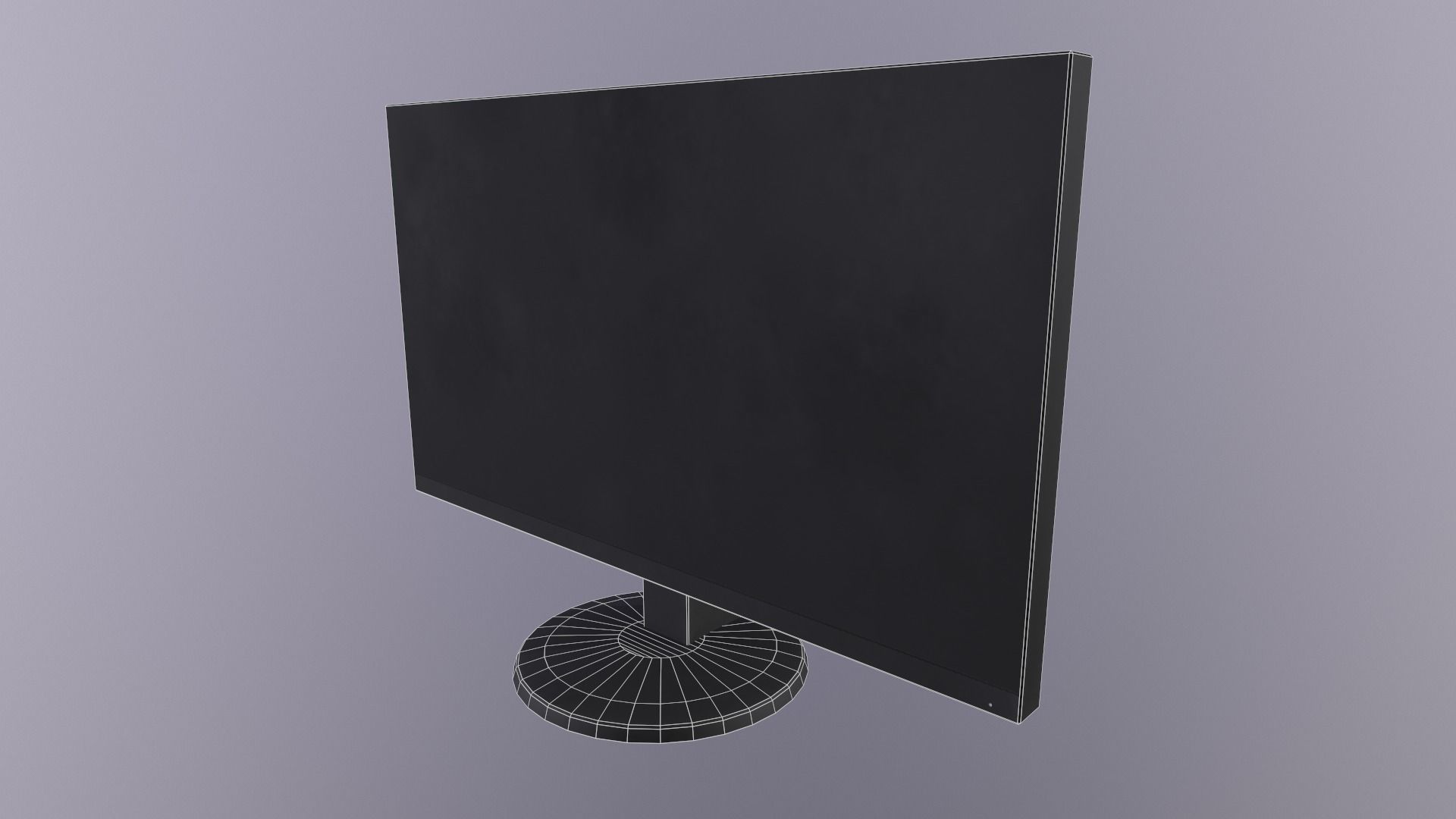 3D model Monitor PC personal computer office gaming display Screen LED ...