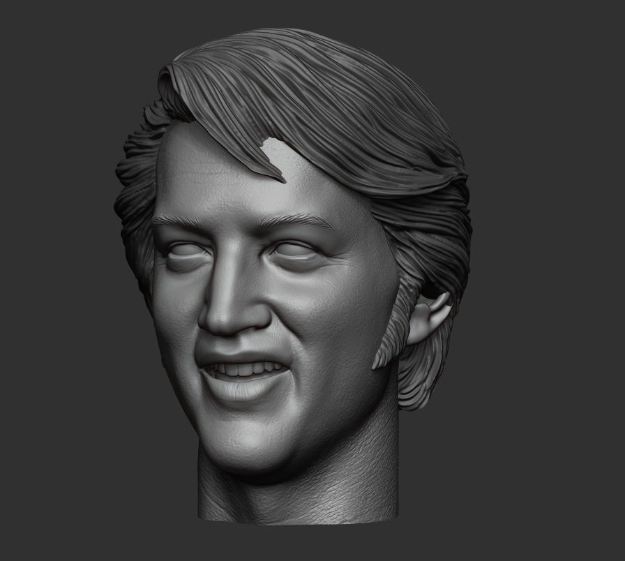 Elvis Presley Sixth scale head 3D printable 3D model 3D printable ...