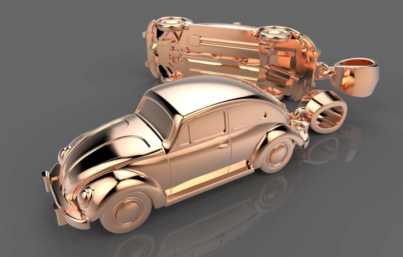 R 014 Volkswagen beetle 3D model 3D printable | CGTrader