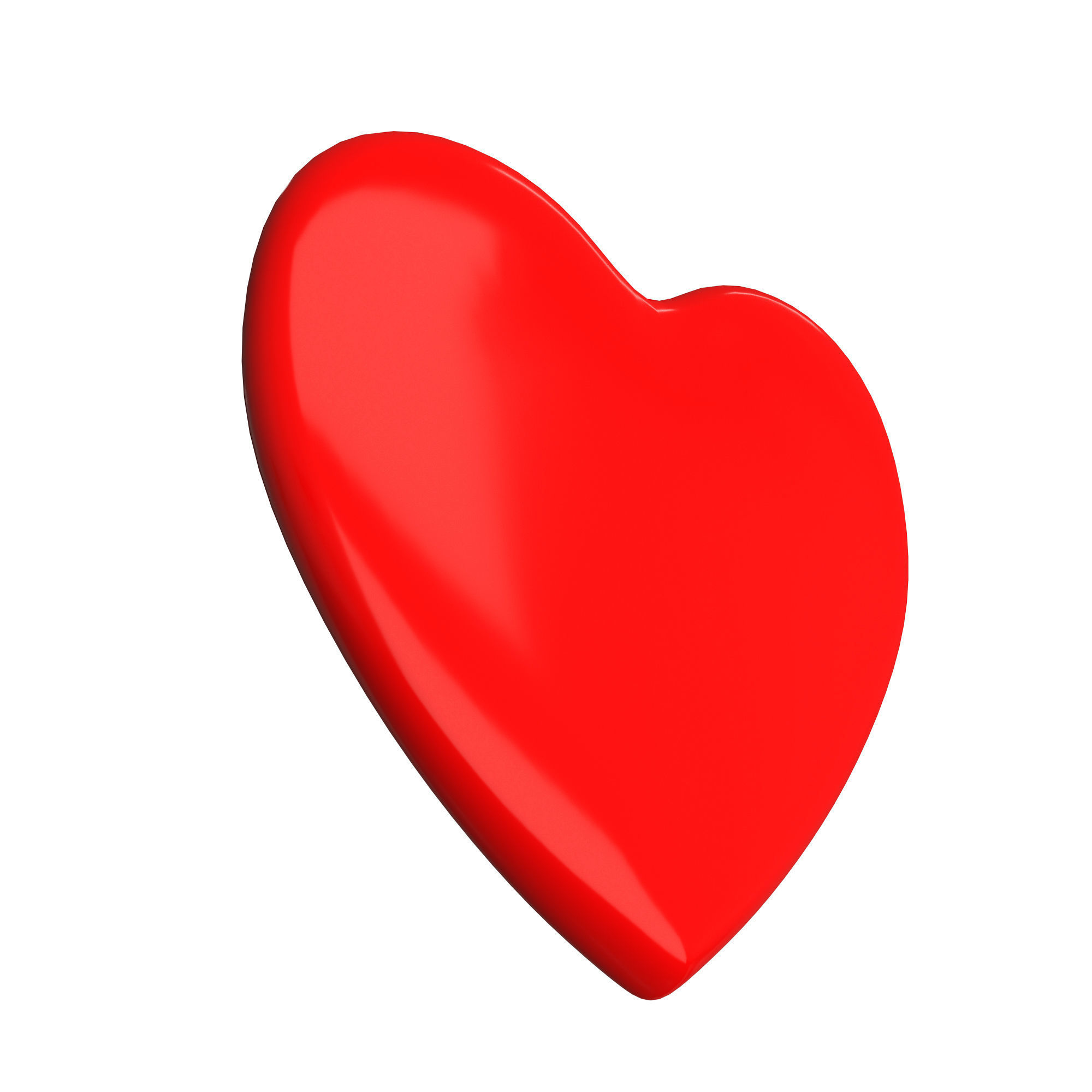 3D model Red Heart Emoji VR / AR / low-poly | CGTrader