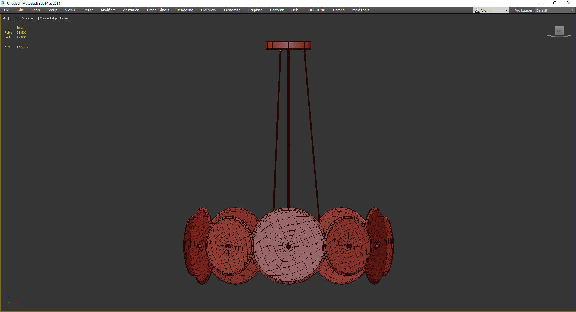 3D model Remedi Chandelier VR / AR / low-poly | CGTrader