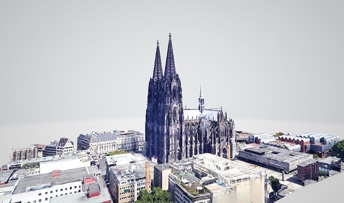 Cologne Cathedral Aerial