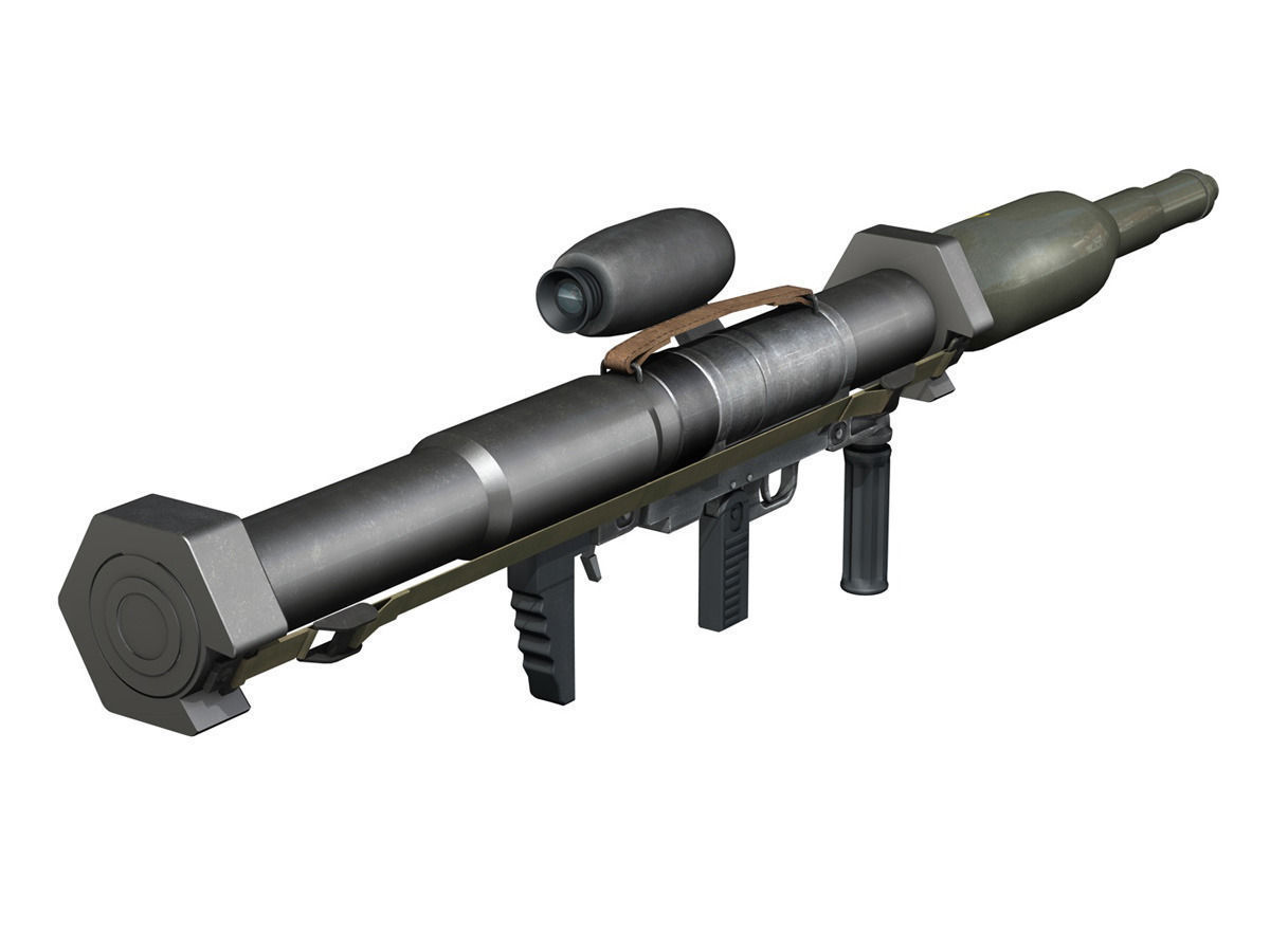 Anti-tank rocket launcher Panzerfaust 3 3D model | CGTrader
