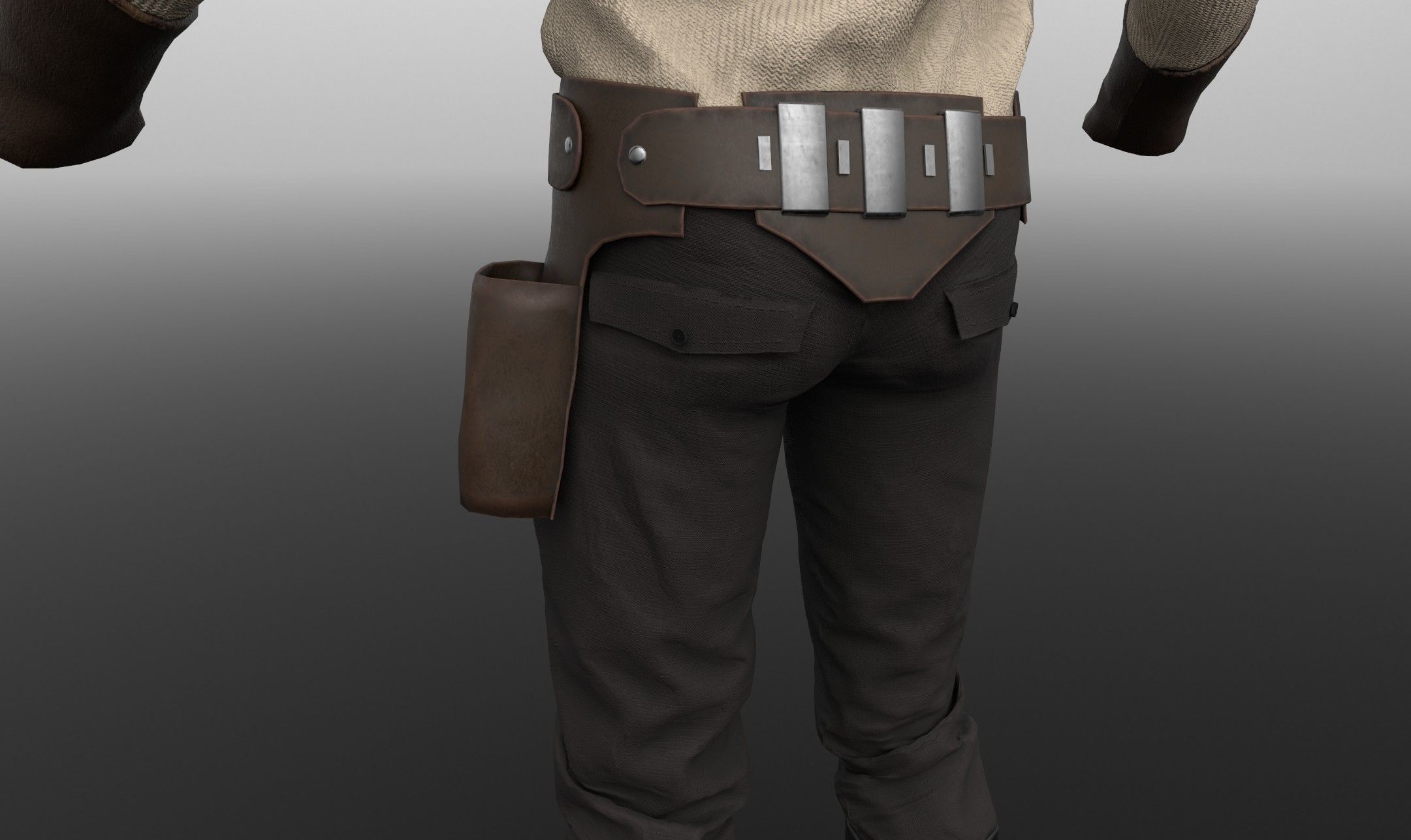 3D model Kyle Katarn Game Ready Clothing VR / AR / low-poly | CGTrader