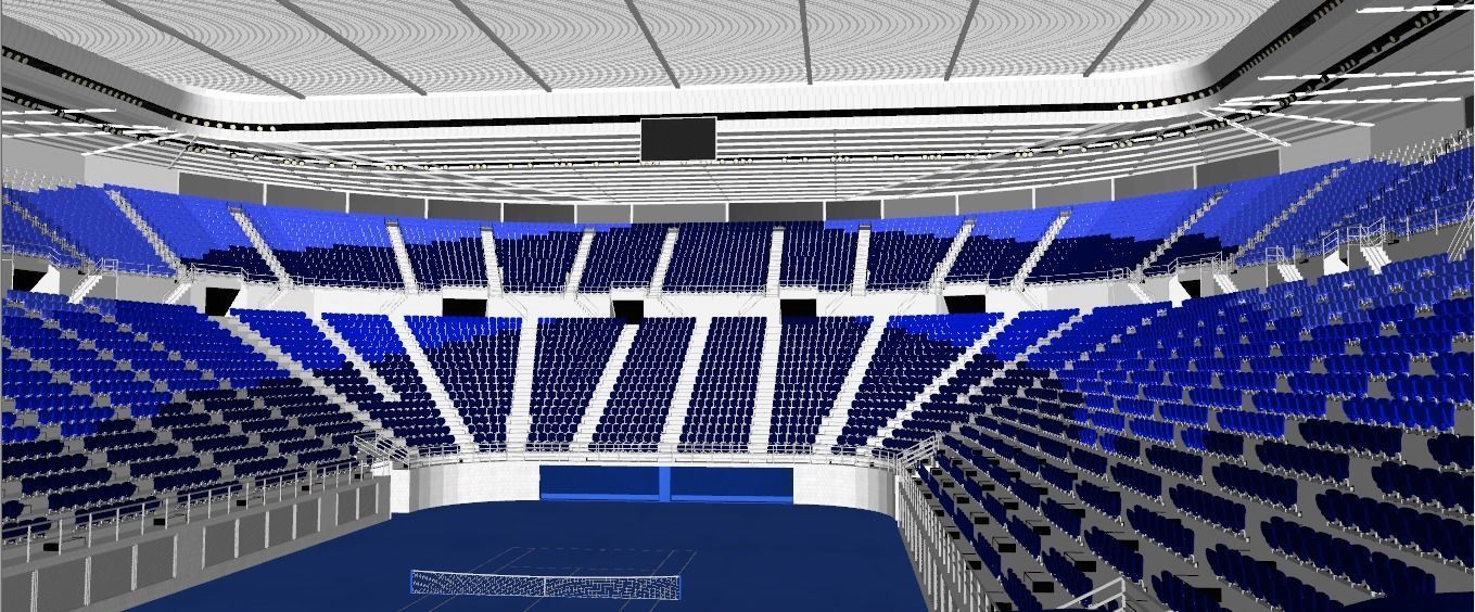 3D model Rod Laver Arena VR / AR / low-poly | CGTrader