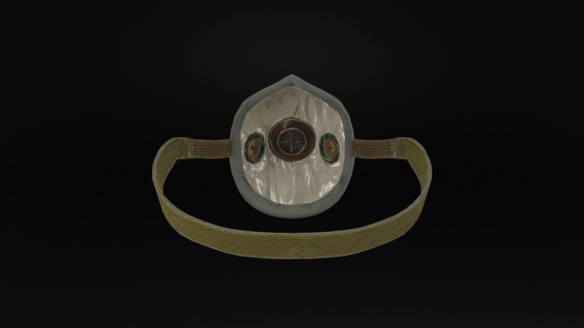 3D model Respirator U-2K-R2 VR / AR / low-poly | CGTrader