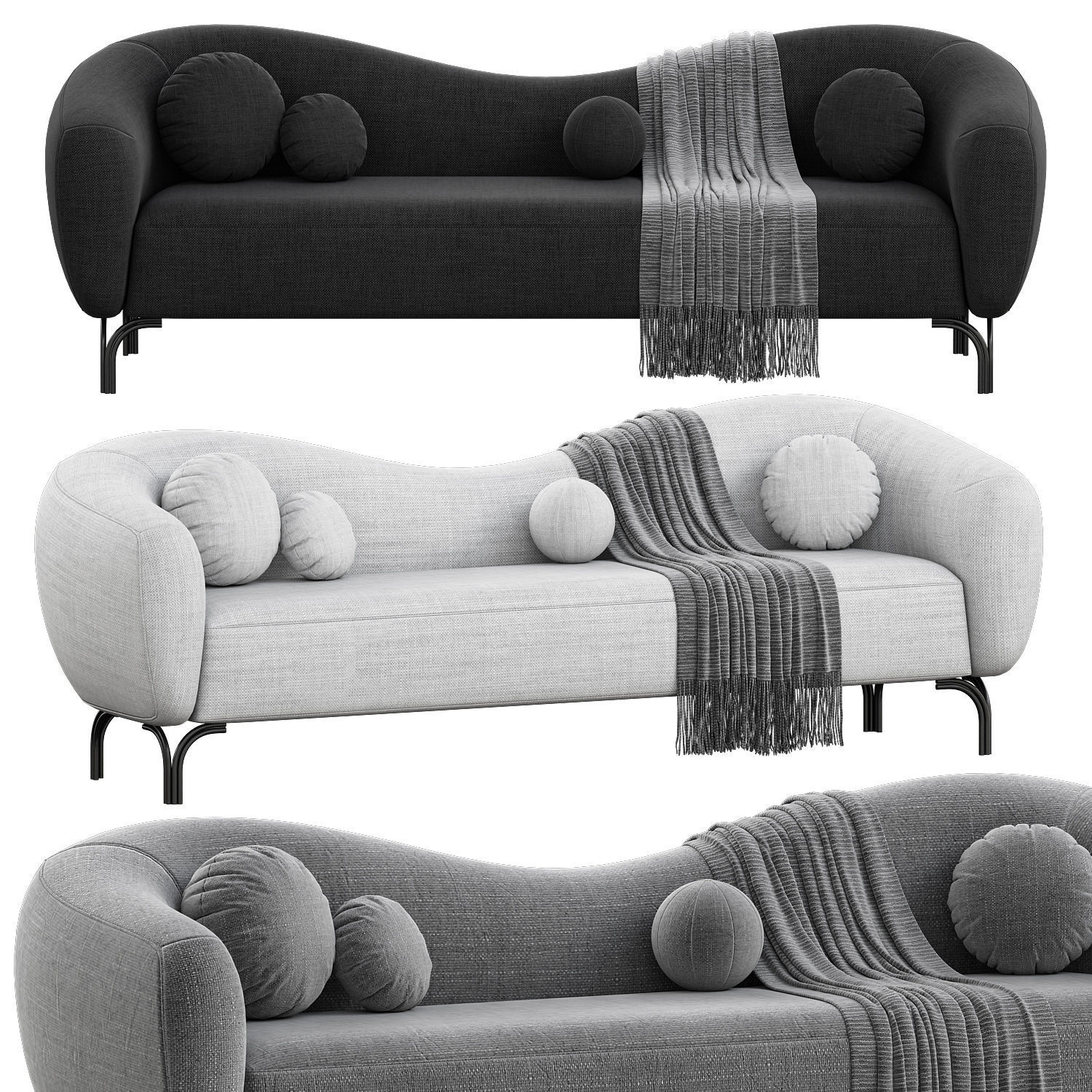 Bloom Sofa by Medusa Home 3D model | CGTrader