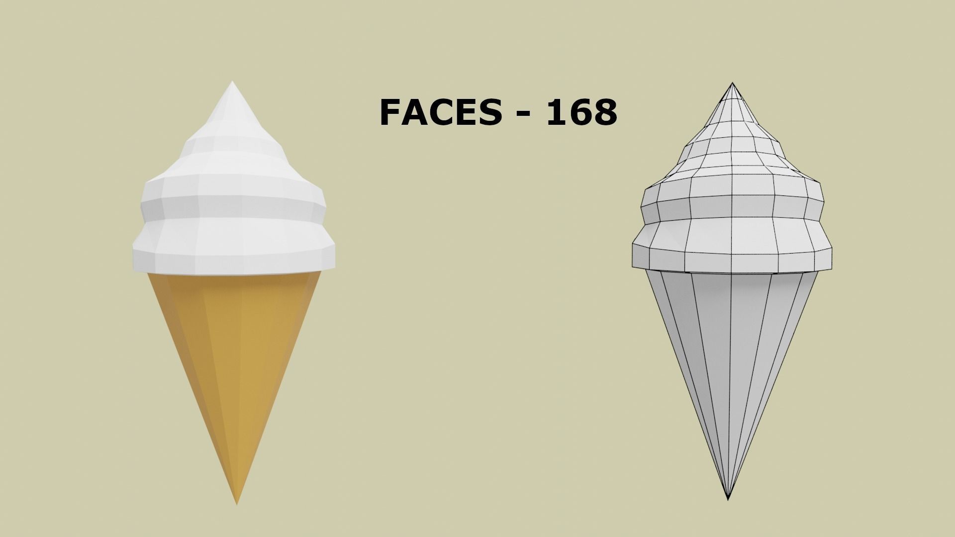 3D model Ice Cream Low-poly Food Pack VR / AR / low-poly | CGTrader