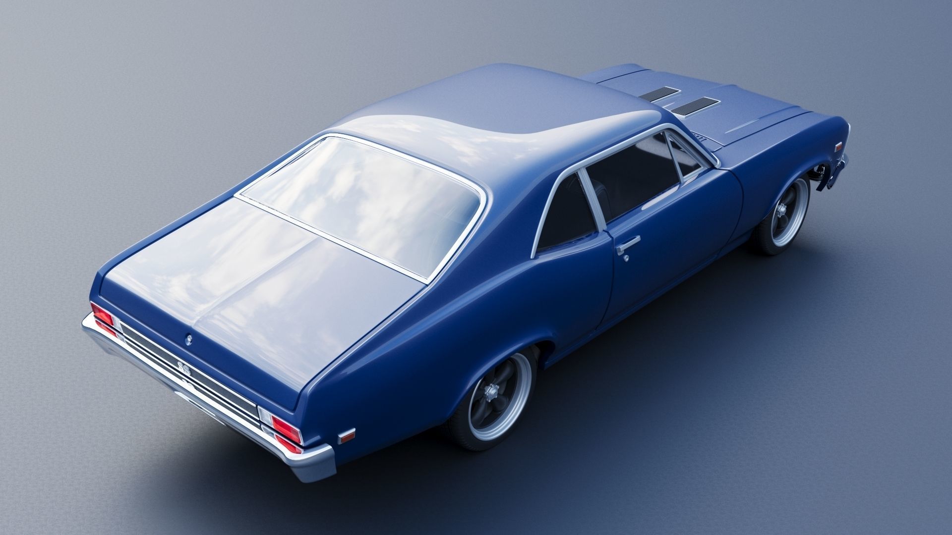 Chevrolet Nova SS 1969 3D model 3D printable | CGTrader