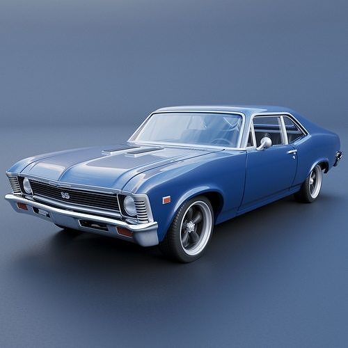 Chevrolet Nova SS 1969 3D model 3D printable | CGTrader