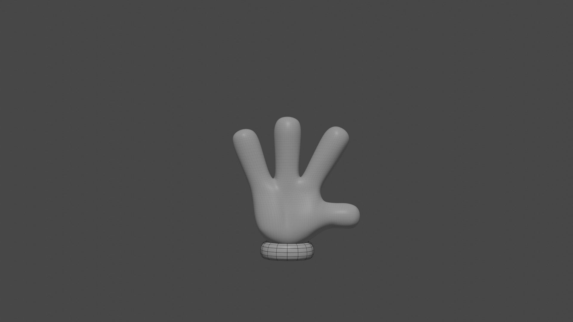 Cartoon Hand 3D model rigged | CGTrader
