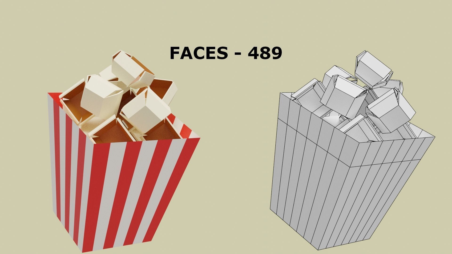 3D model Food and Constructor - Low Poly Pack 3D VR / AR / low-poly | CGTrader